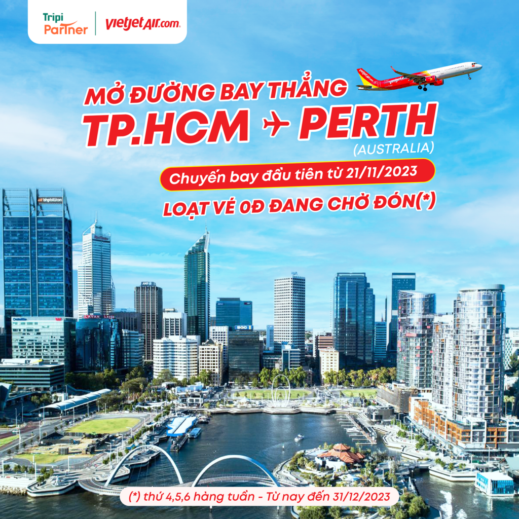 [VIETJET AIR] VIETJET MỞ ĐƯỜNG BAY THẲNG TP.HCM – PERTH (AUSTRALIA ...